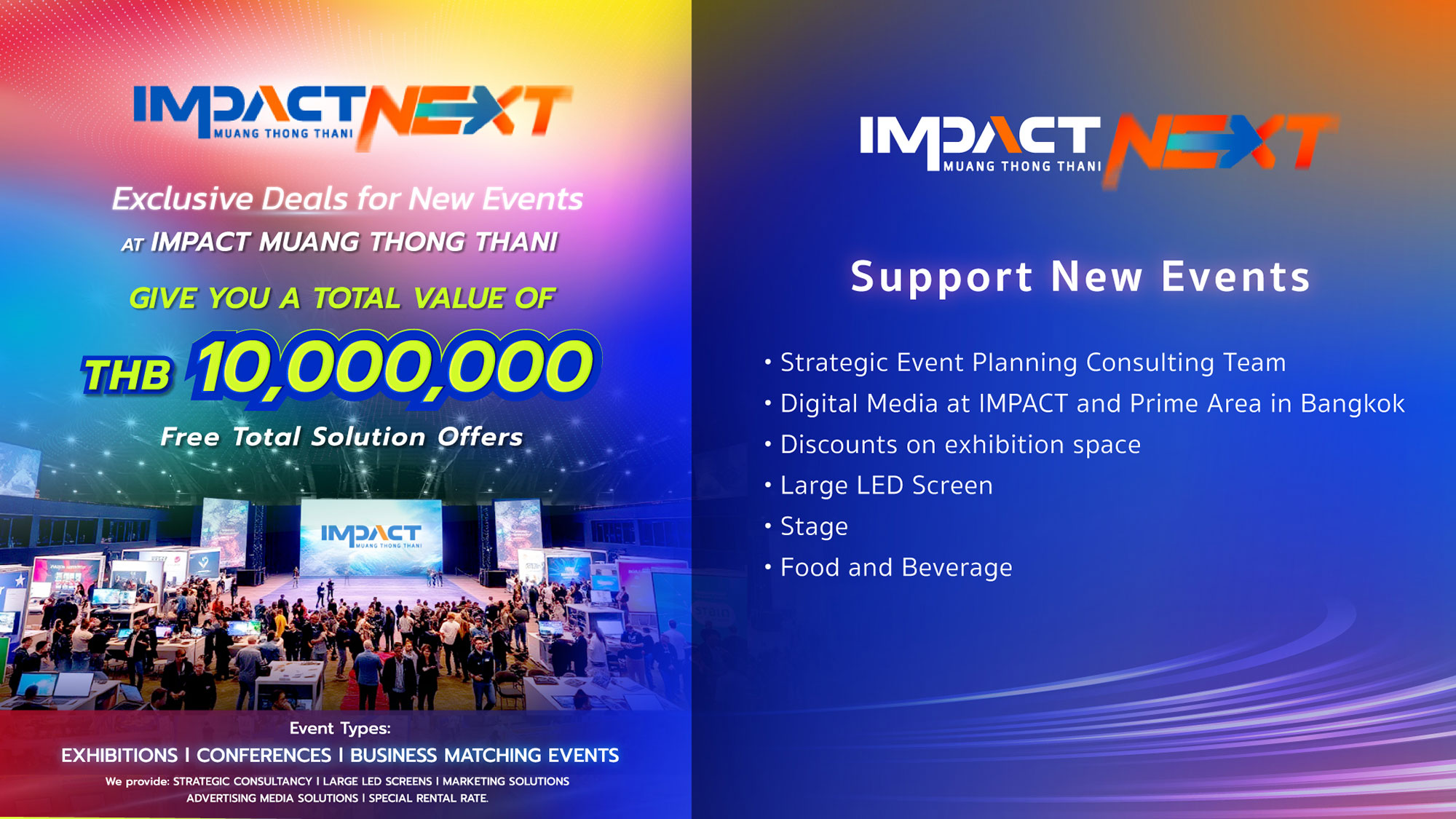 Services - IMPACT Arena, Exhibition and Convention Center